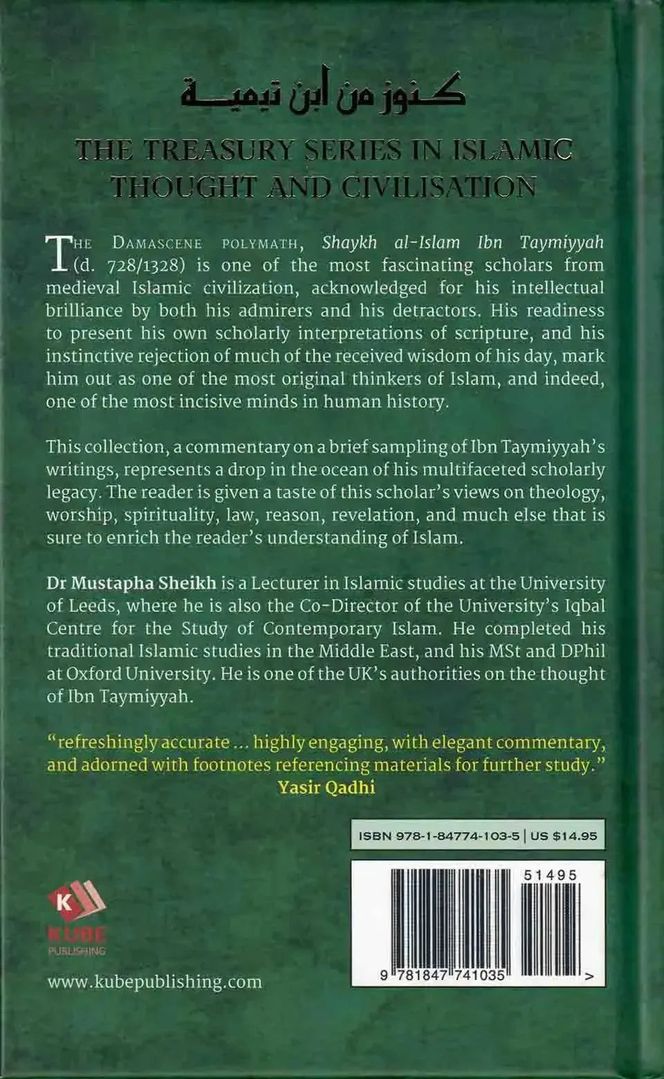 A Treasury of Ibn Taymiyyah: His Timeless Thought and Wisdom... – Mecca ...