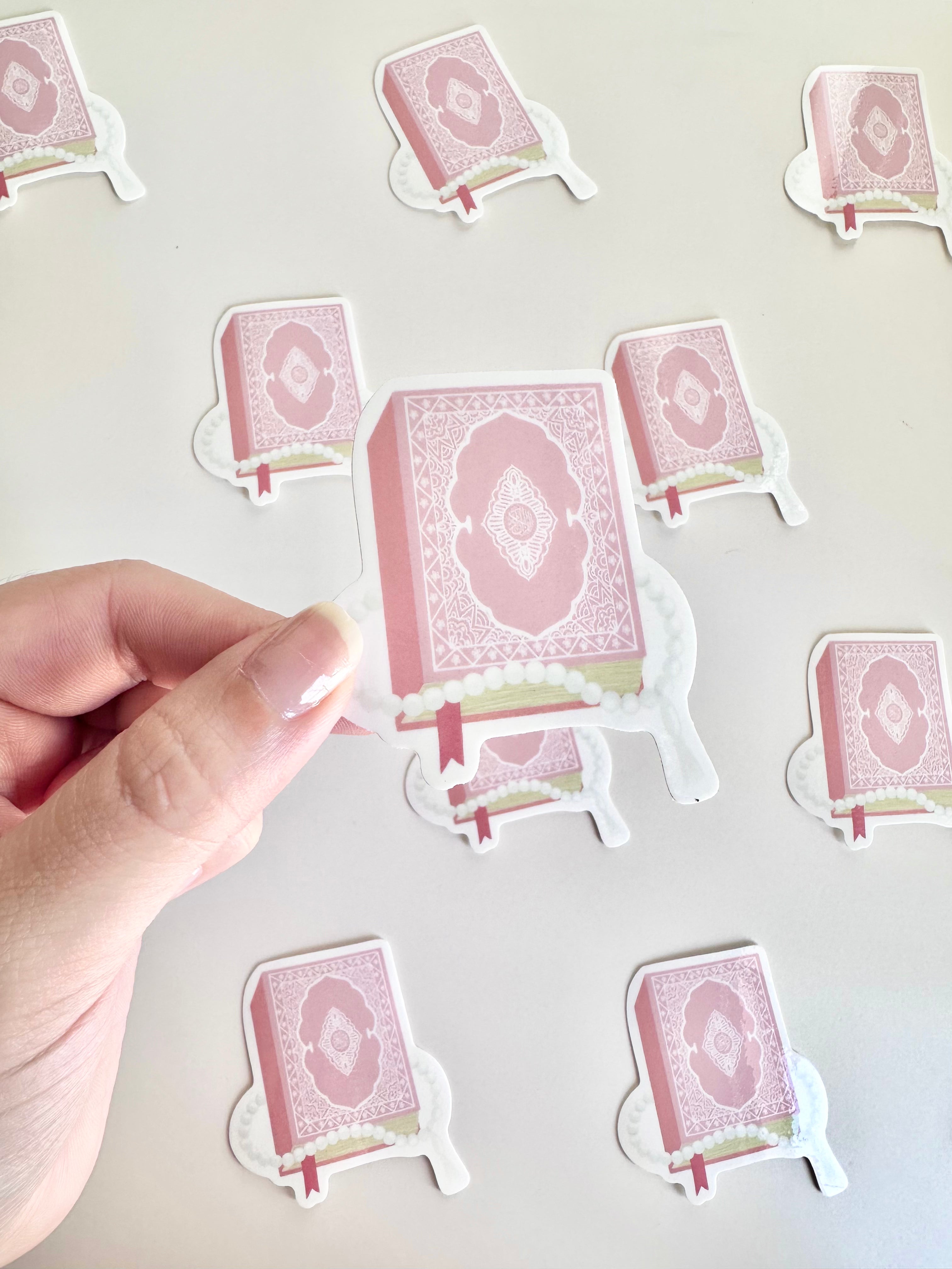 Pink Quran - Sticker – Mecca Books
