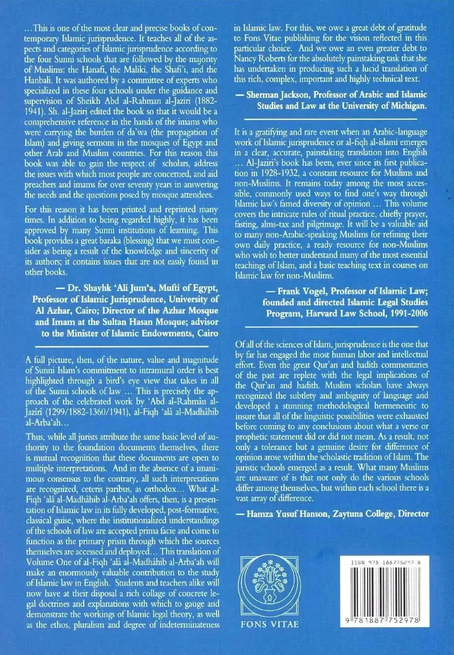 Islamic Jurisprudence According to the Four Sunni Schools... – Mecca Books