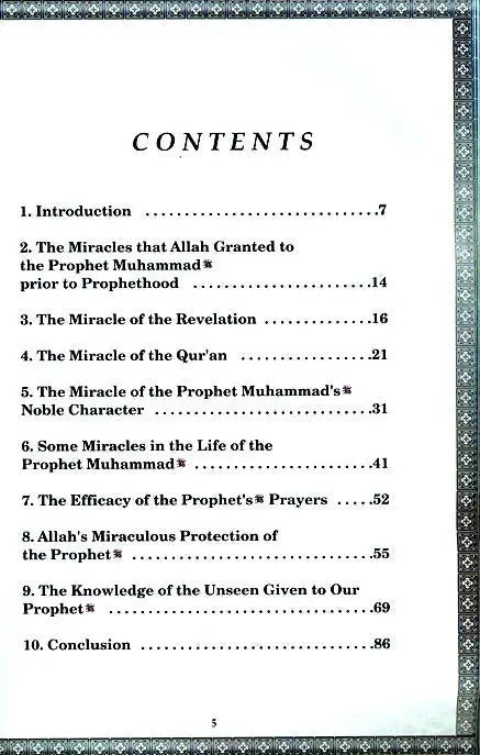 Miracles of the Prophet Muhammad Published by Taha Publishers ...