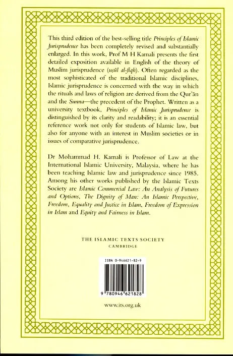 Principles of Islamic Jurisprudence Published by Islamic Texts ...