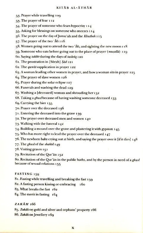 The Kitab al-Athar of Imam Abu Hanifah Published by Turath... – Mecca Books