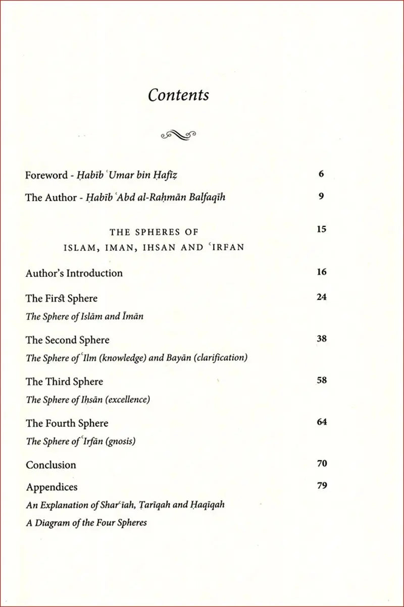 The Spheres of Islam, Iman, Ihsan & Irfan Published by Dar... – Mecca Books